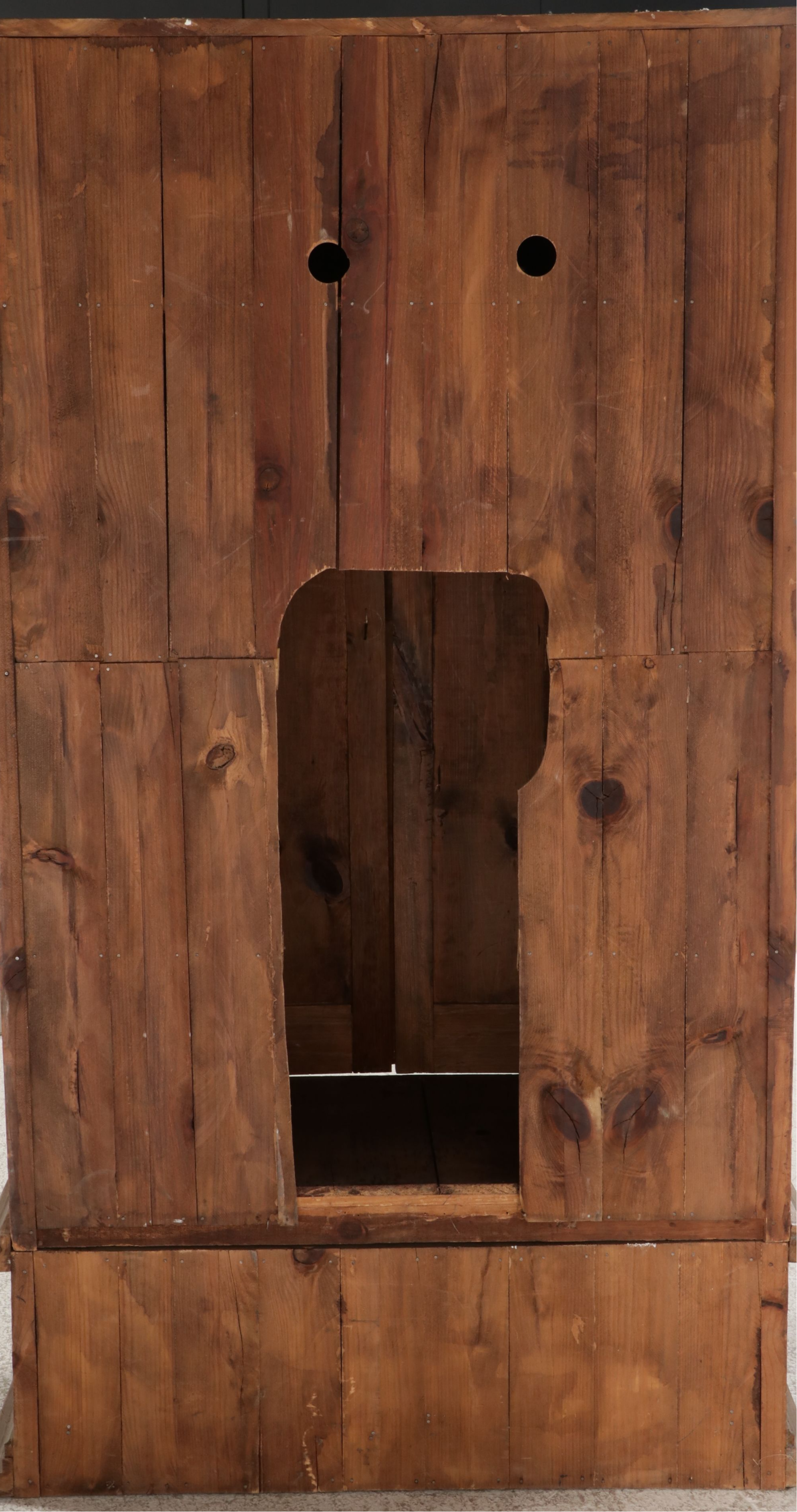 Rustic Pine Media Armoire, 20th Century | EBTH