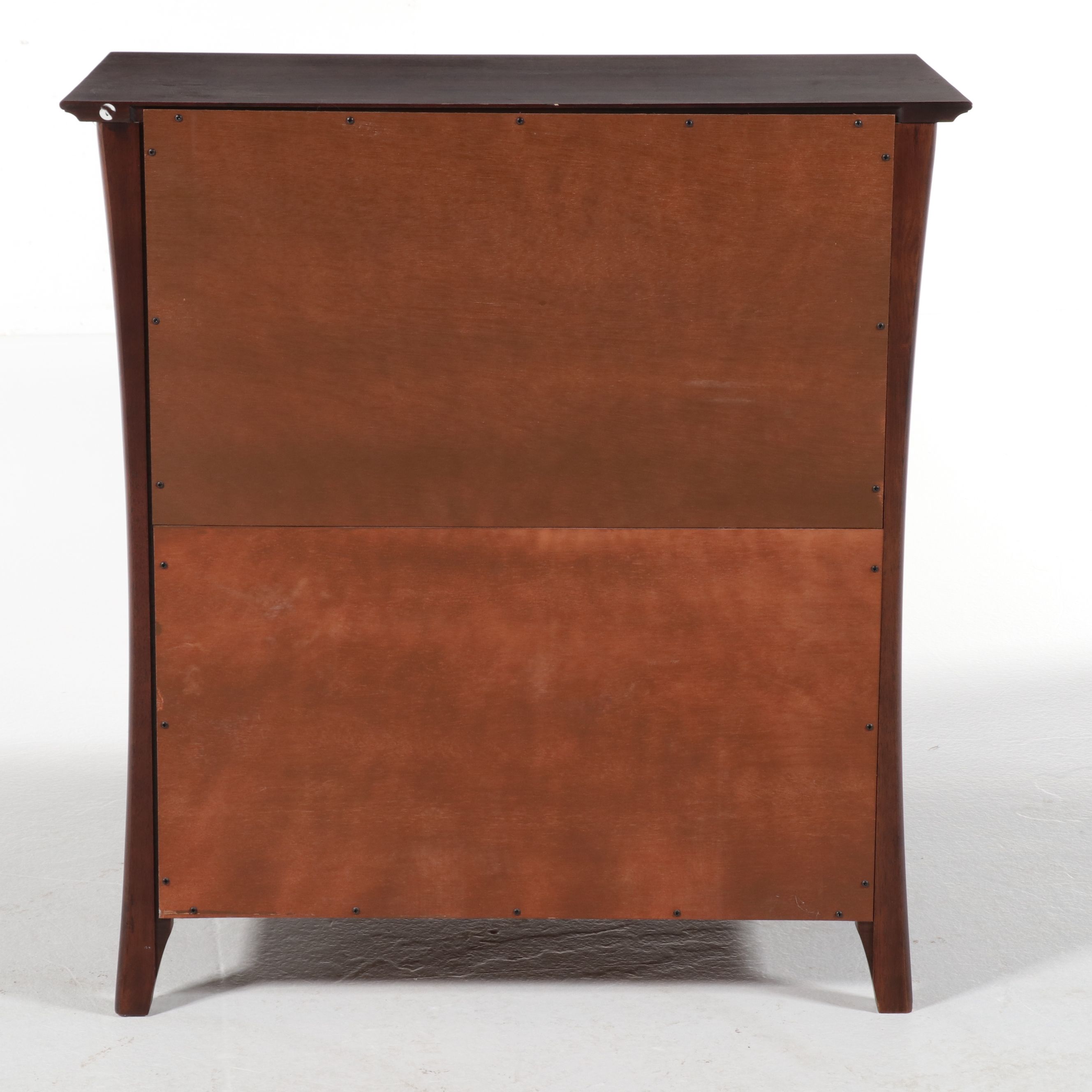 Contemporary Shaker Style Cherry Finish Chest of Drawers | EBTH