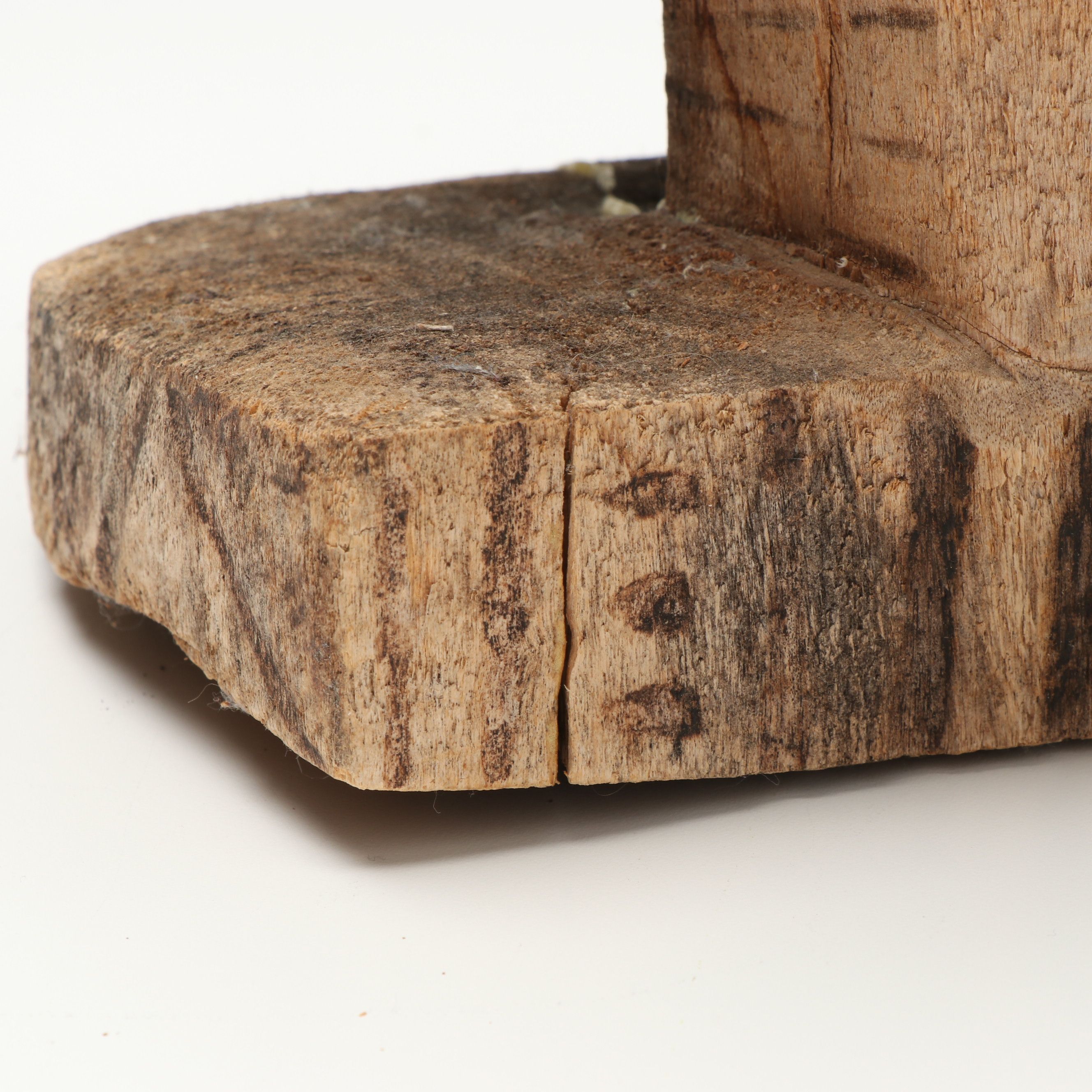Southern African Ethnographic Hand-Carved Wood Bird Stool | EBTH