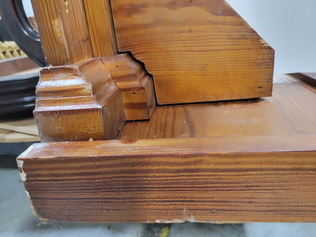 Arts and Crafts Style Wooden Fireplace Mantel, Early 20th Century | EBTH