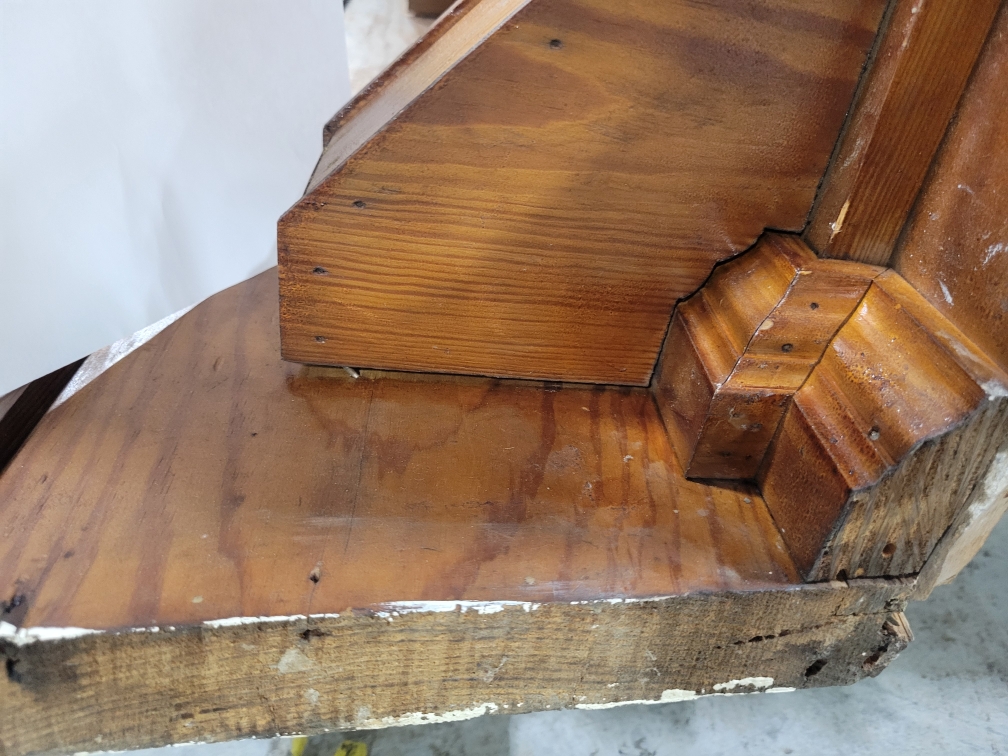 Arts and Crafts Style Wooden Fireplace Mantel, Early 20th Century | EBTH