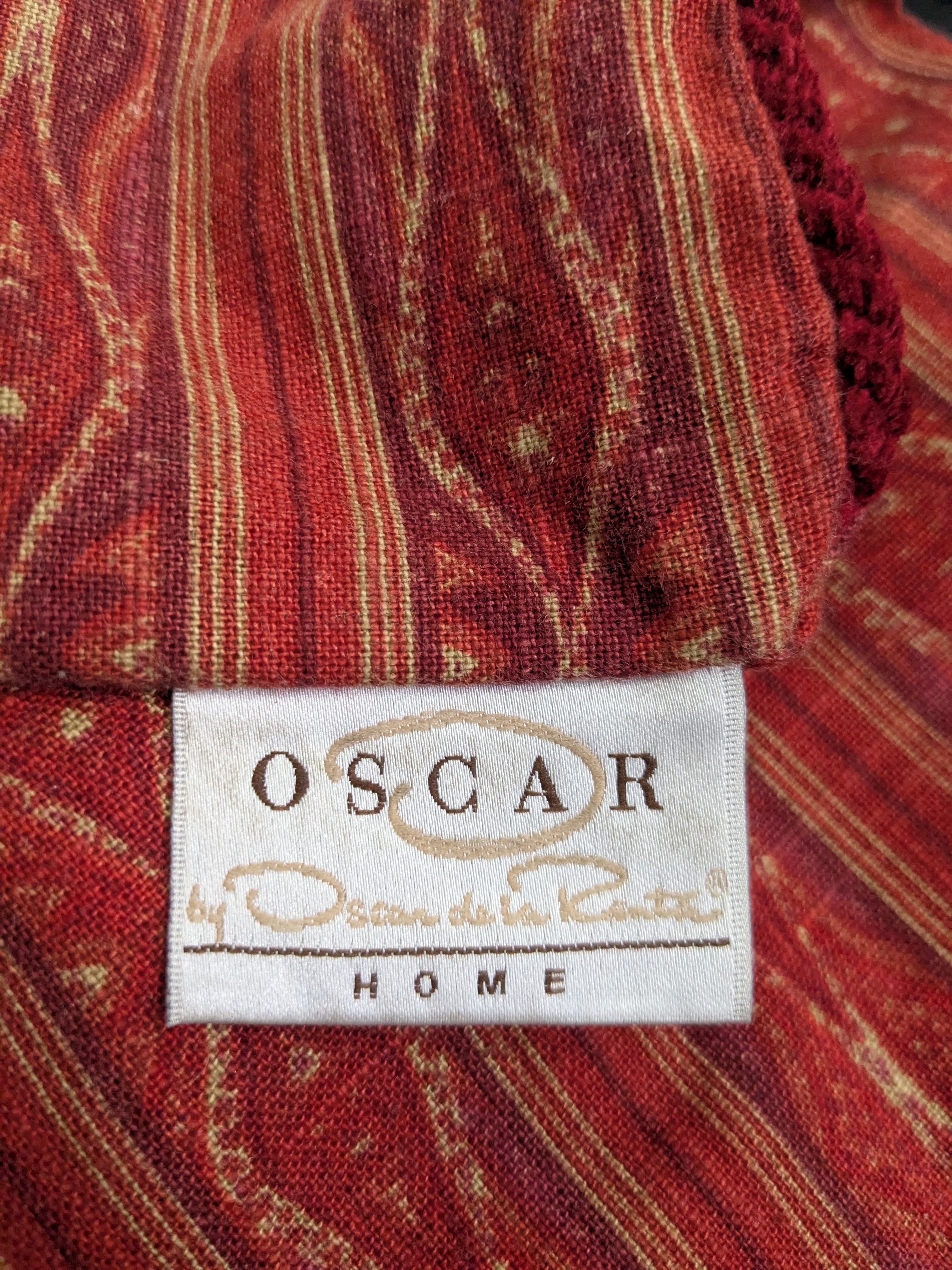 Oscar de la Renta Home Paisley Duvet Cover and Shams, Box Pleat ...