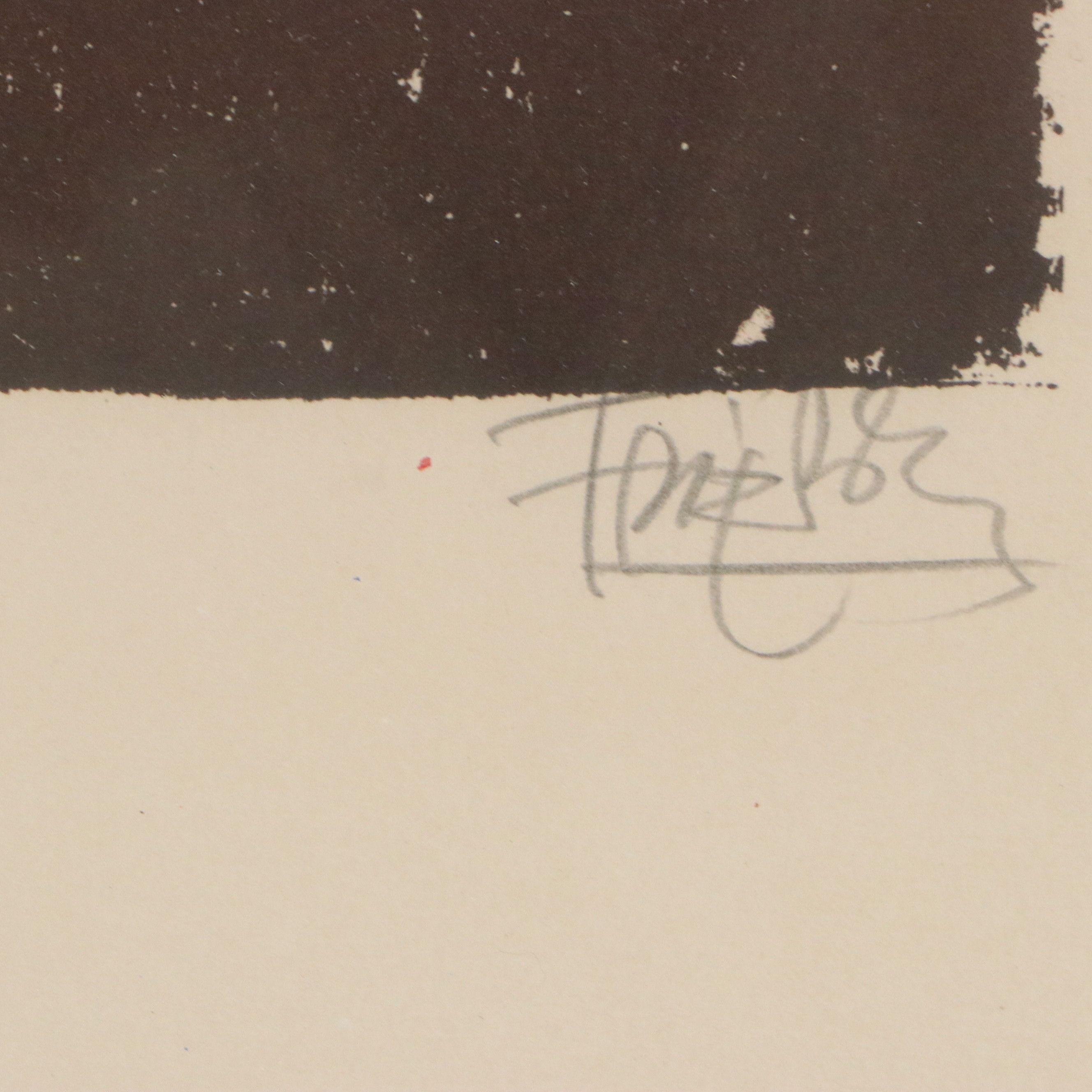 Johnny Friedlaender Lithograph "Haarlem," 1965 | EBTH
