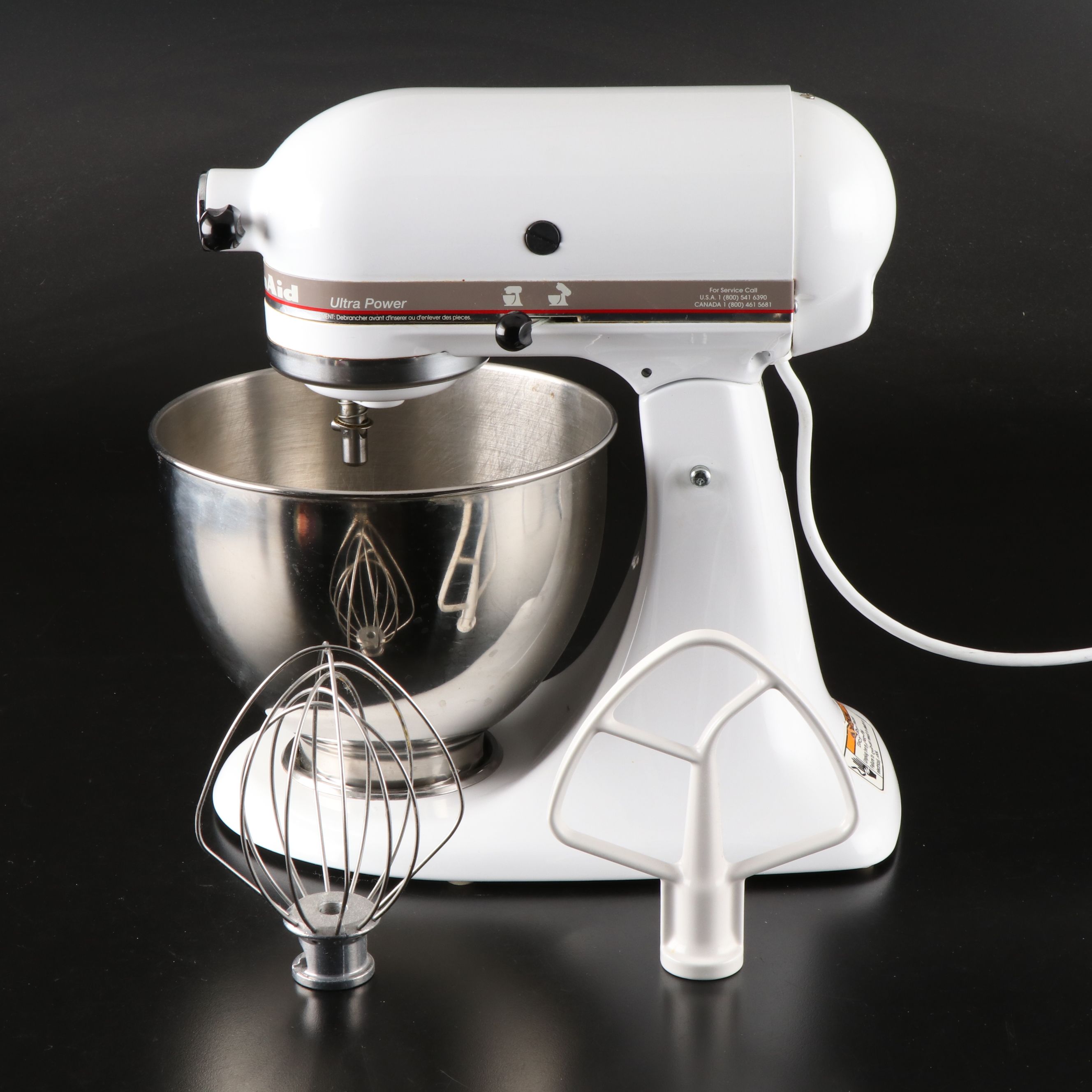 KitchenAid Tilt-Head White Household Stand Mixer, 21st Century | EBTH