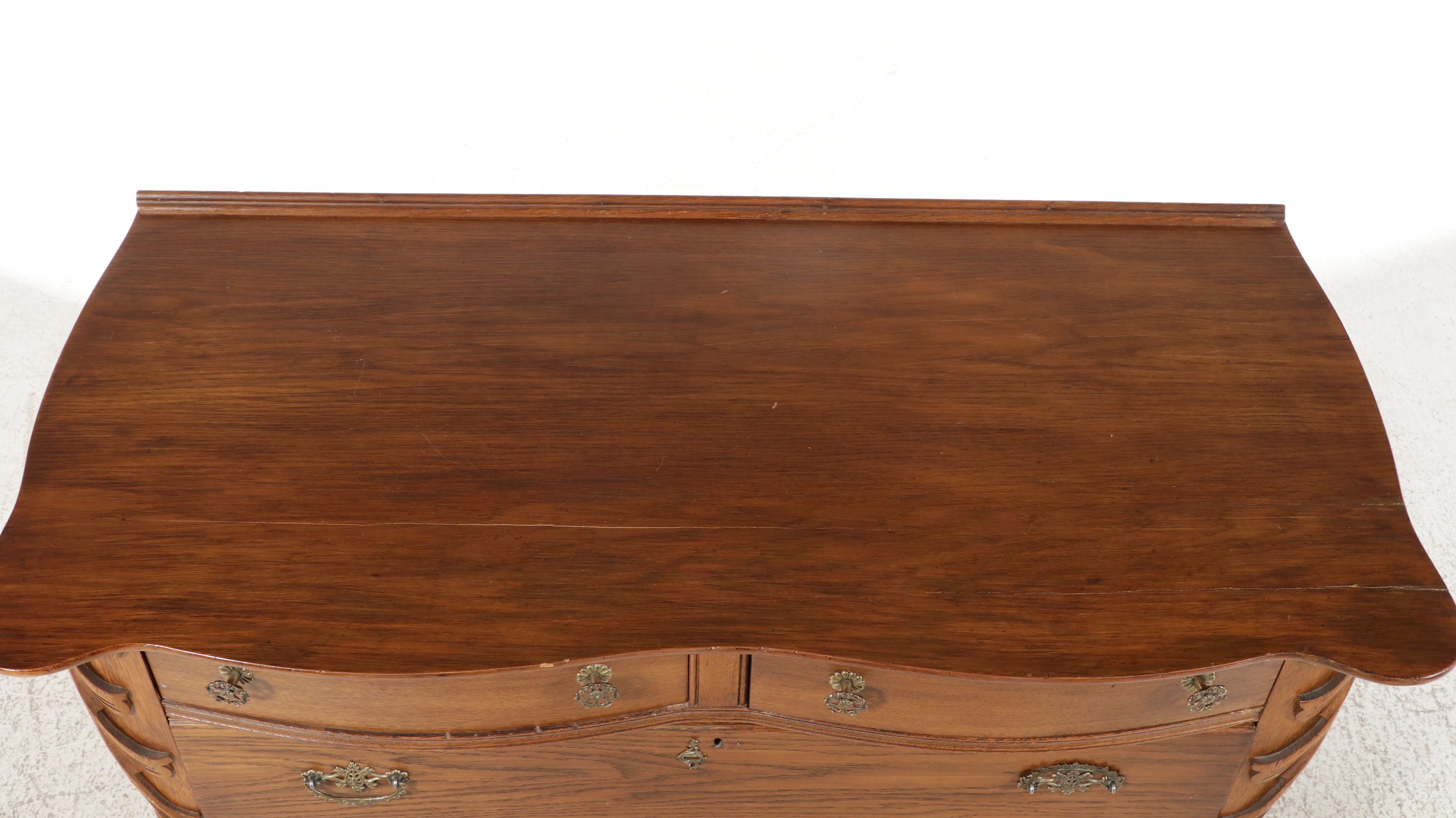 American Renaissance Revival Style Wooden Commode, Late 19th Century | EBTH