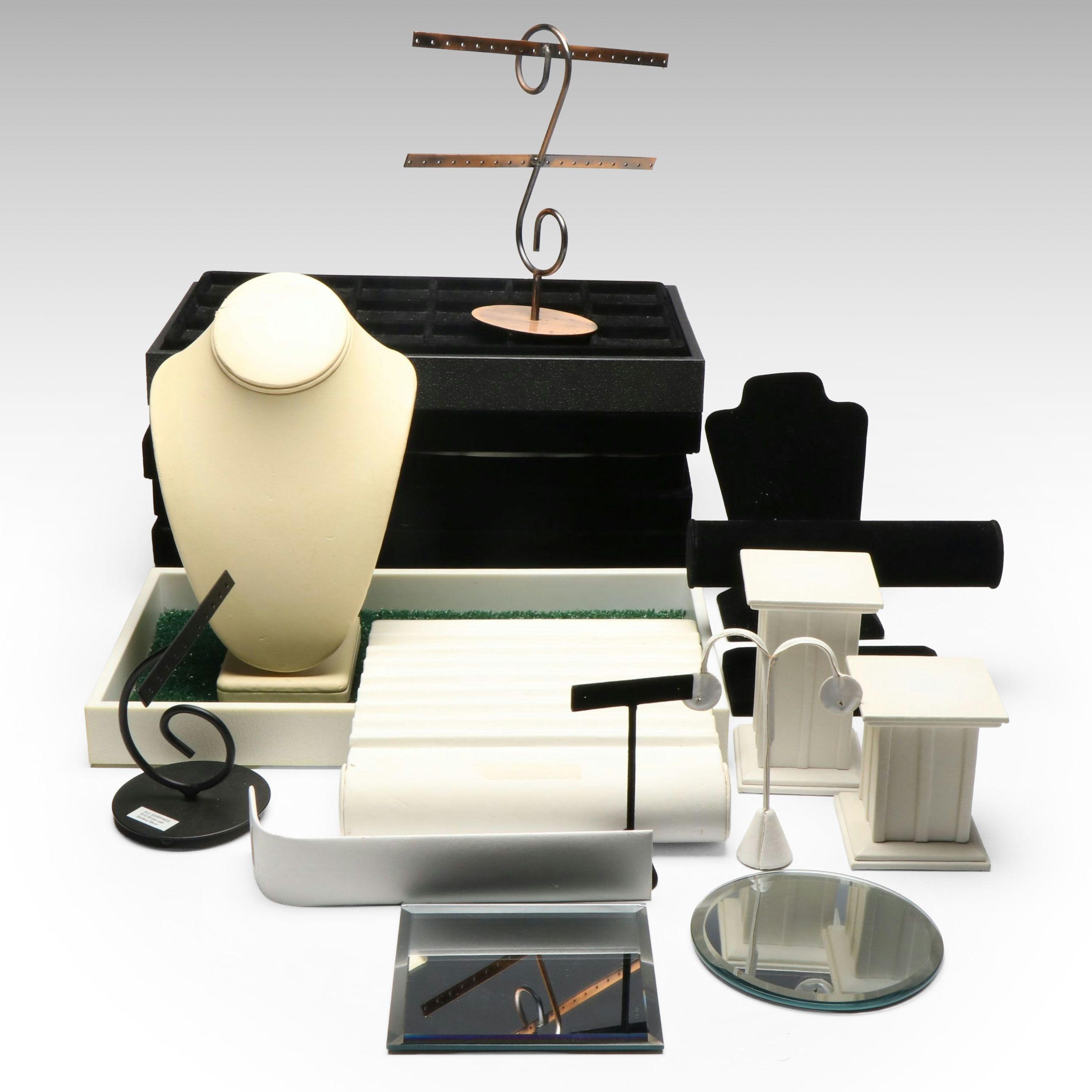 Jewelry Neckforms with Display Stands, Ring Trays, Other Display Stands ...