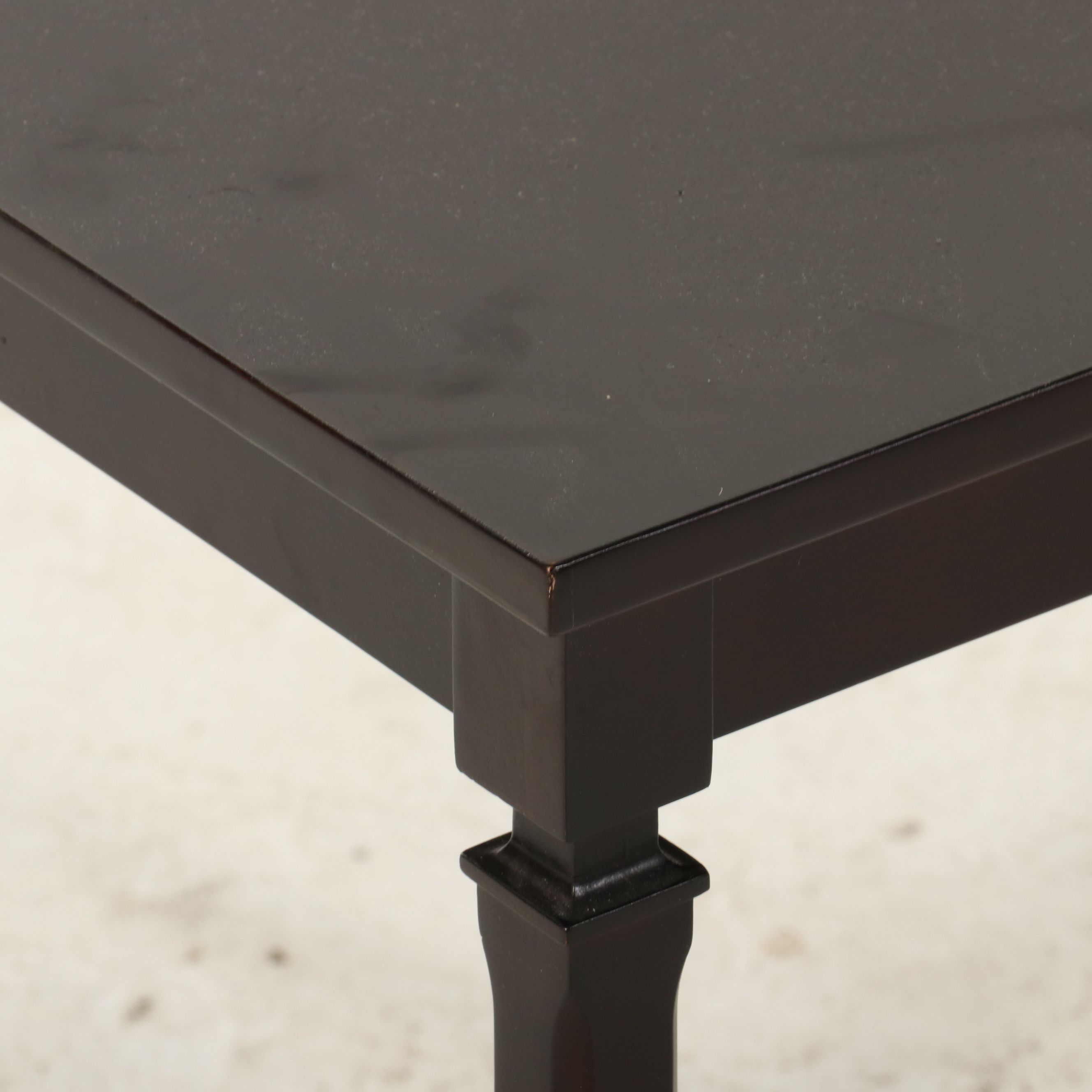 Contemporary Empire Style Ebonized Mahogany Nesting Tables, 21st ...