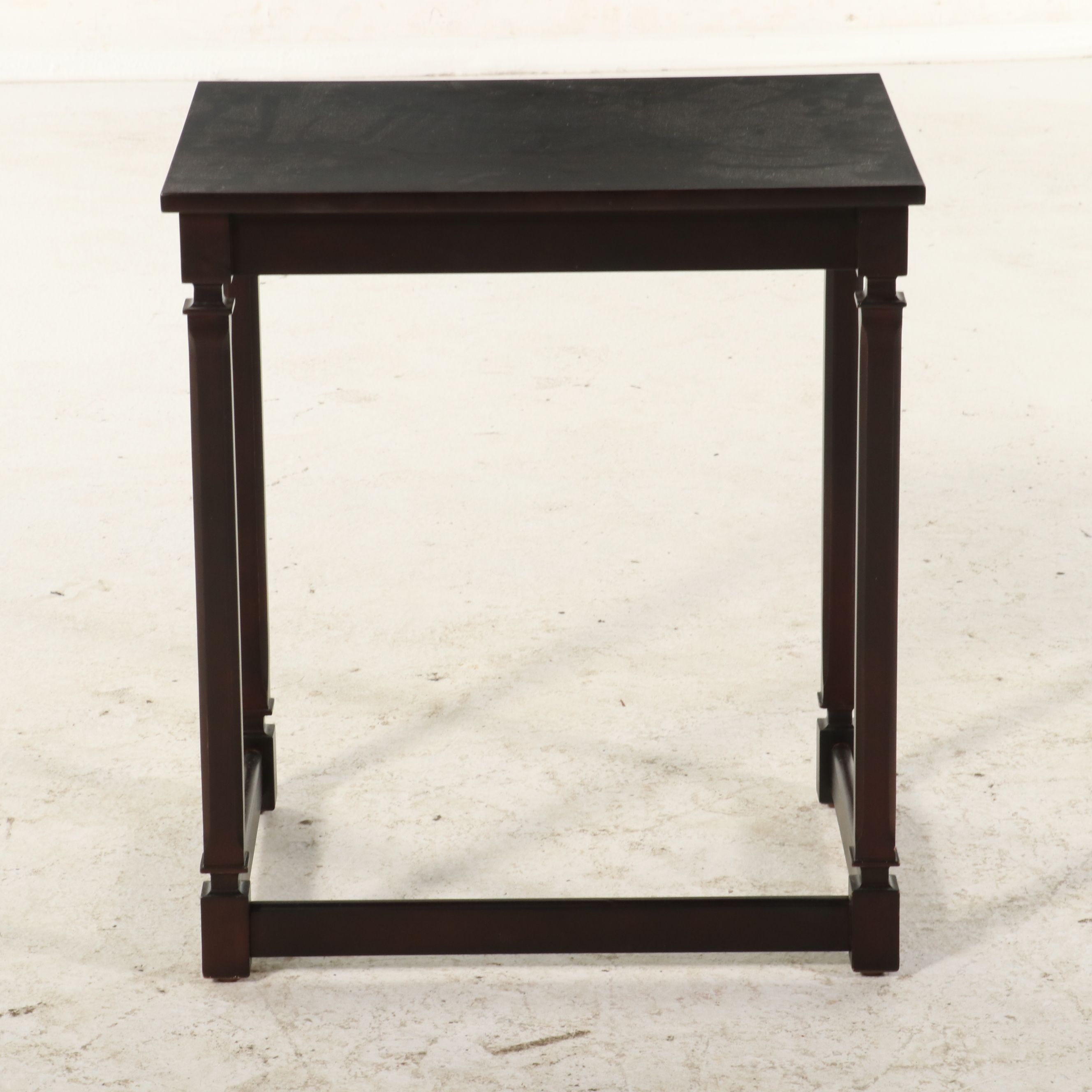 Contemporary Empire Style Ebonized Mahogany Nesting Tables, 21st ...