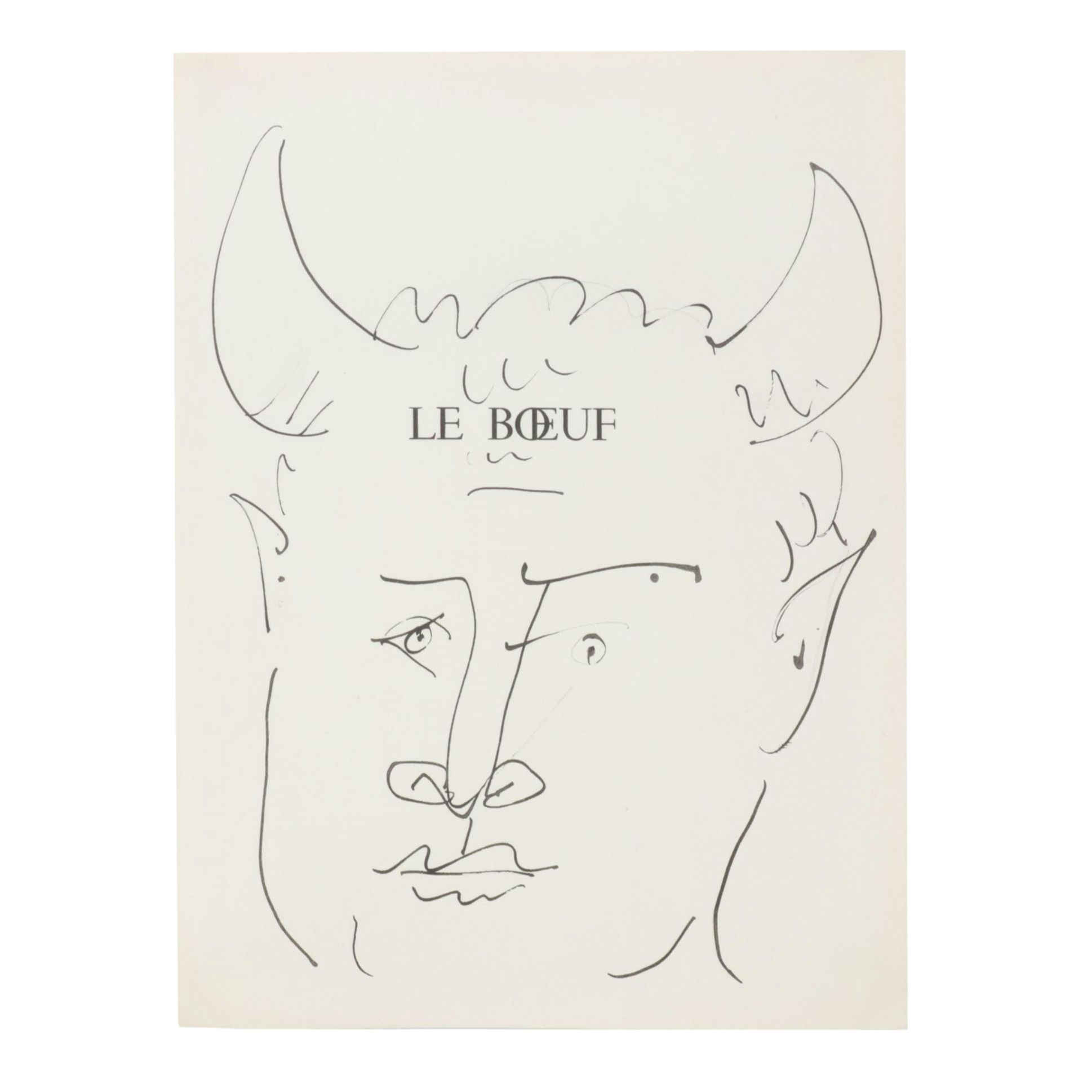 Collotype After Pablo Picasso From "40 Dessins de Picasso en Marge du ...