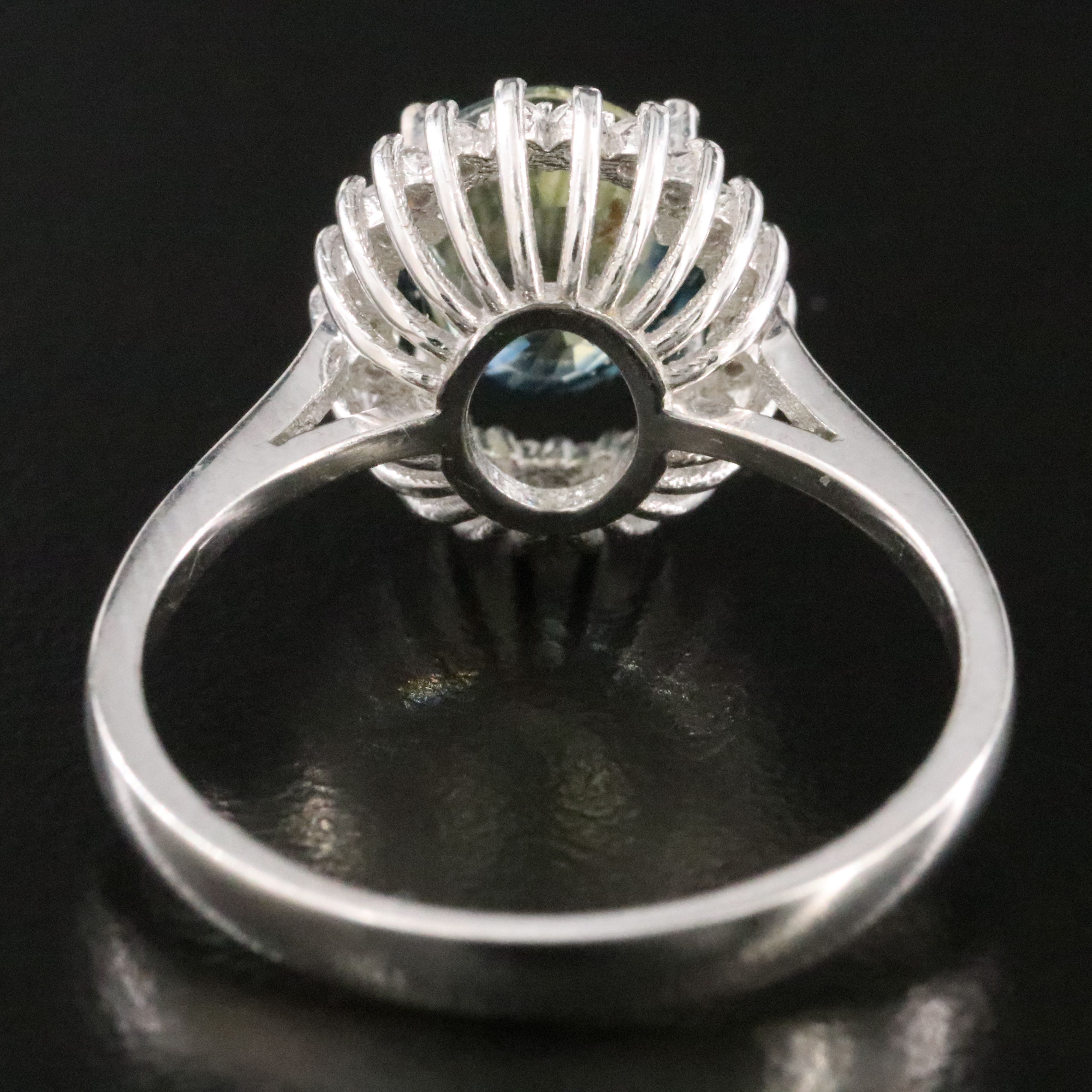14K Bi-Color Sapphire and Diamond Ring | EBTH