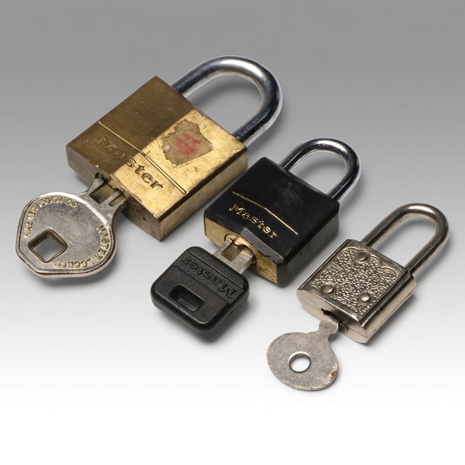 Master and Other Padlocks with Keys | EBTH