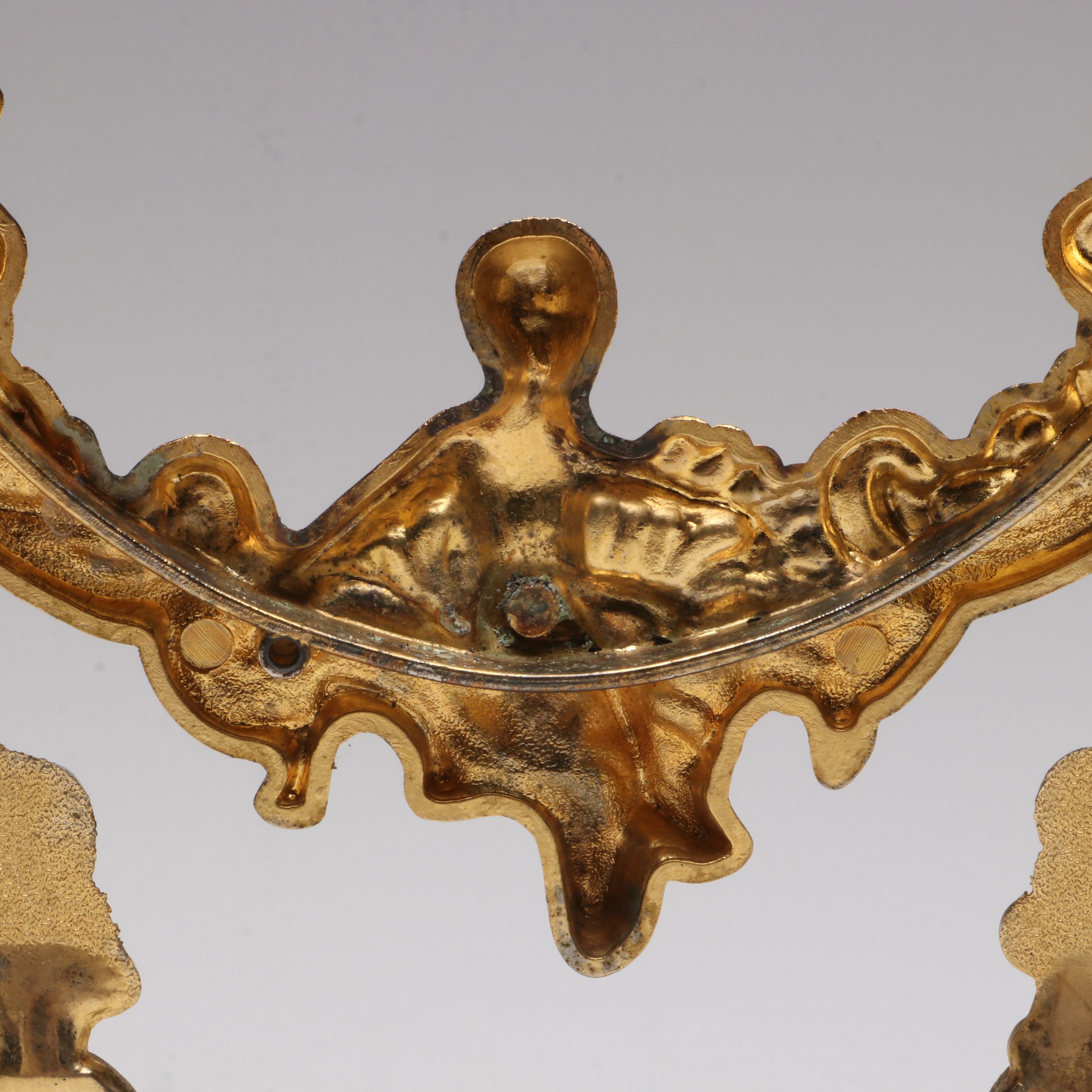 Rococo Style Gold Finish Metal Mirror Frame | EBTH