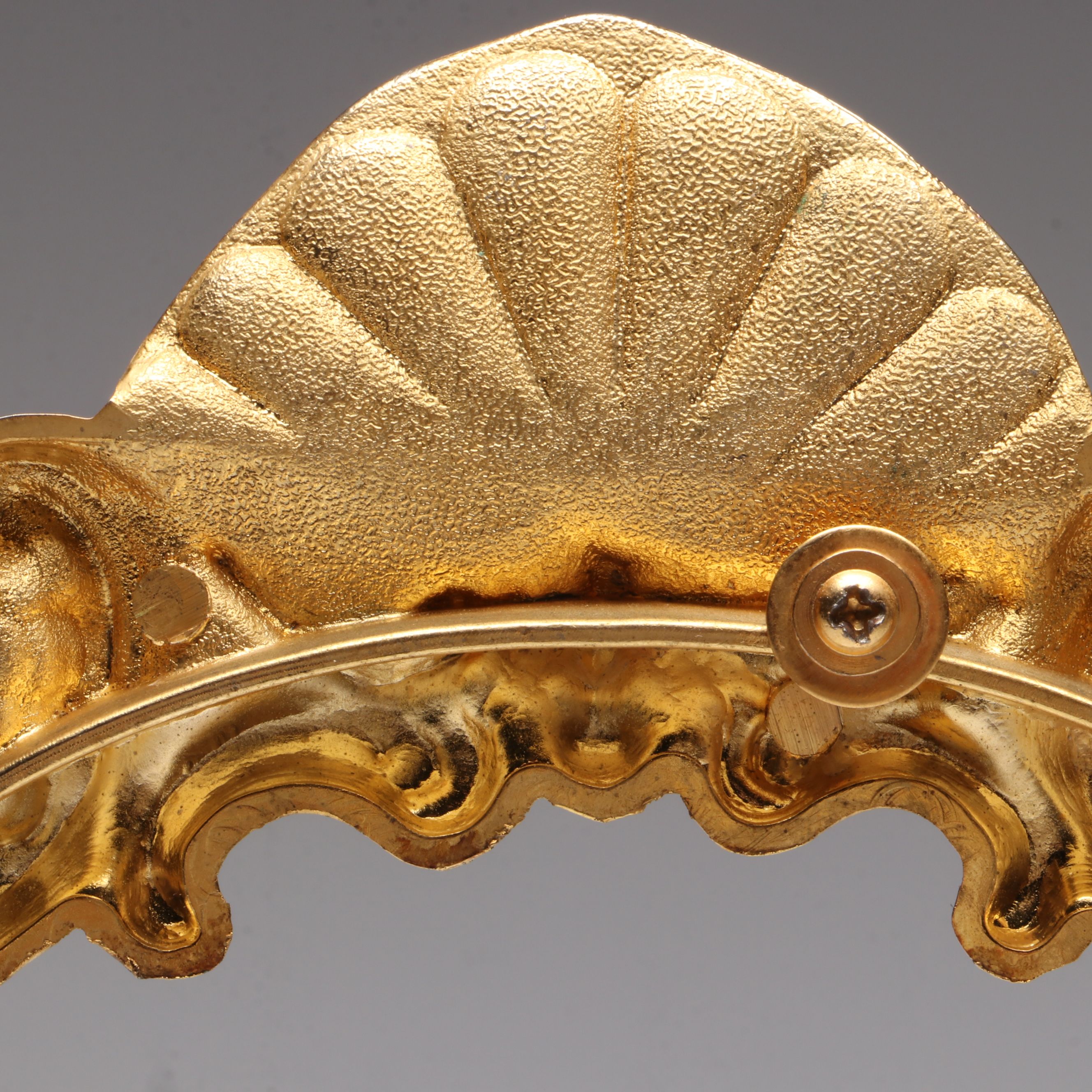 Rococo Style Gold Finish Metal Mirror Frame | EBTH